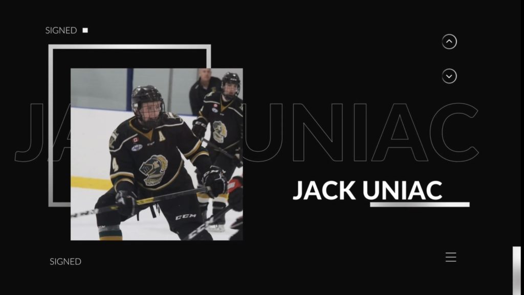 Kings Ink Uniac for 2021-2022 Season | Komoka Kings