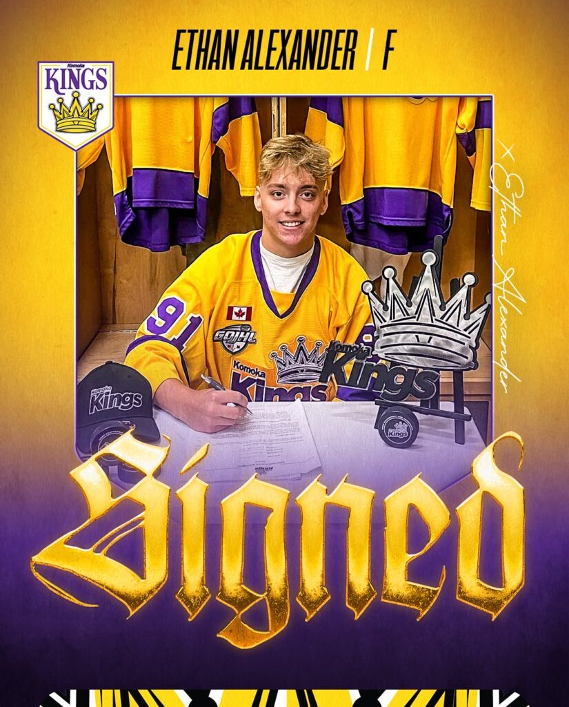 Ethan Alexander Returns to Komoka for 2024-2025 | Komoka Kings